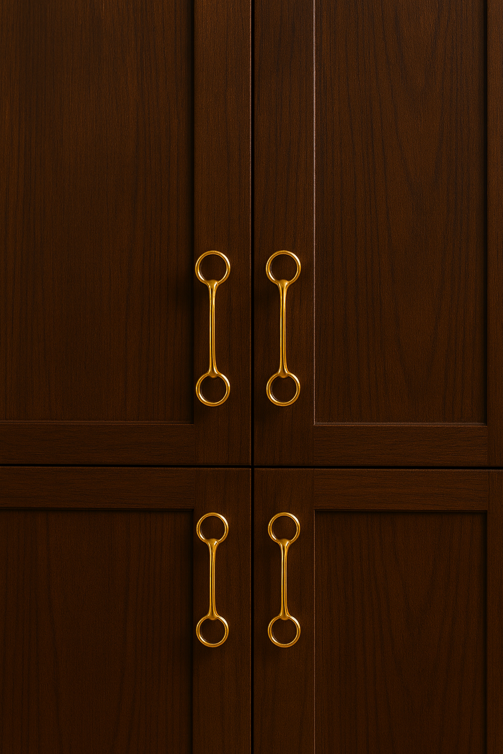 Ella Snaffle Bit Pull Hardware - Gold