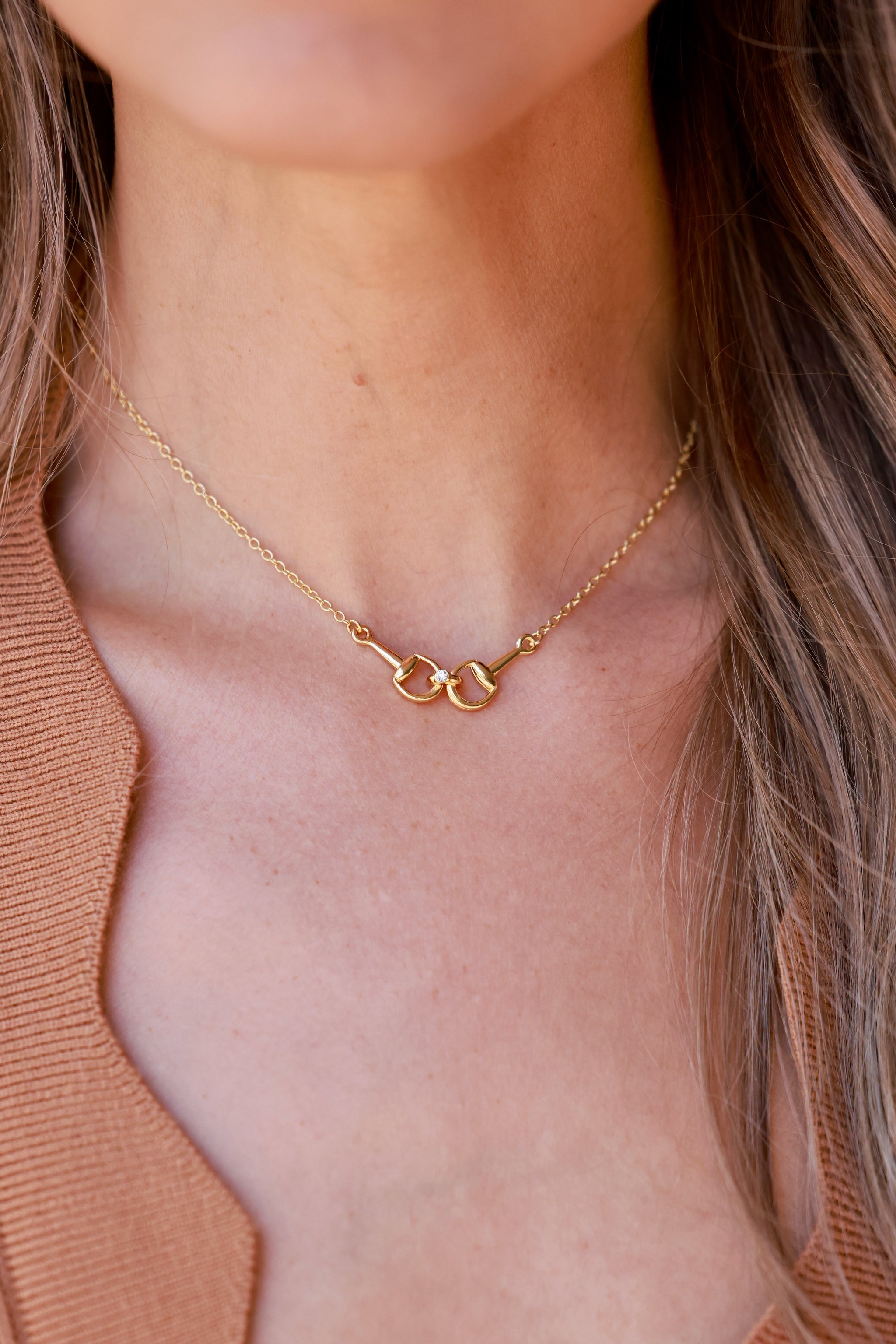 Hollis Bit Necklace - Gold