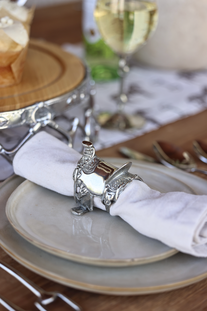 Western Napkin Ring Set – Stylish Equestrian