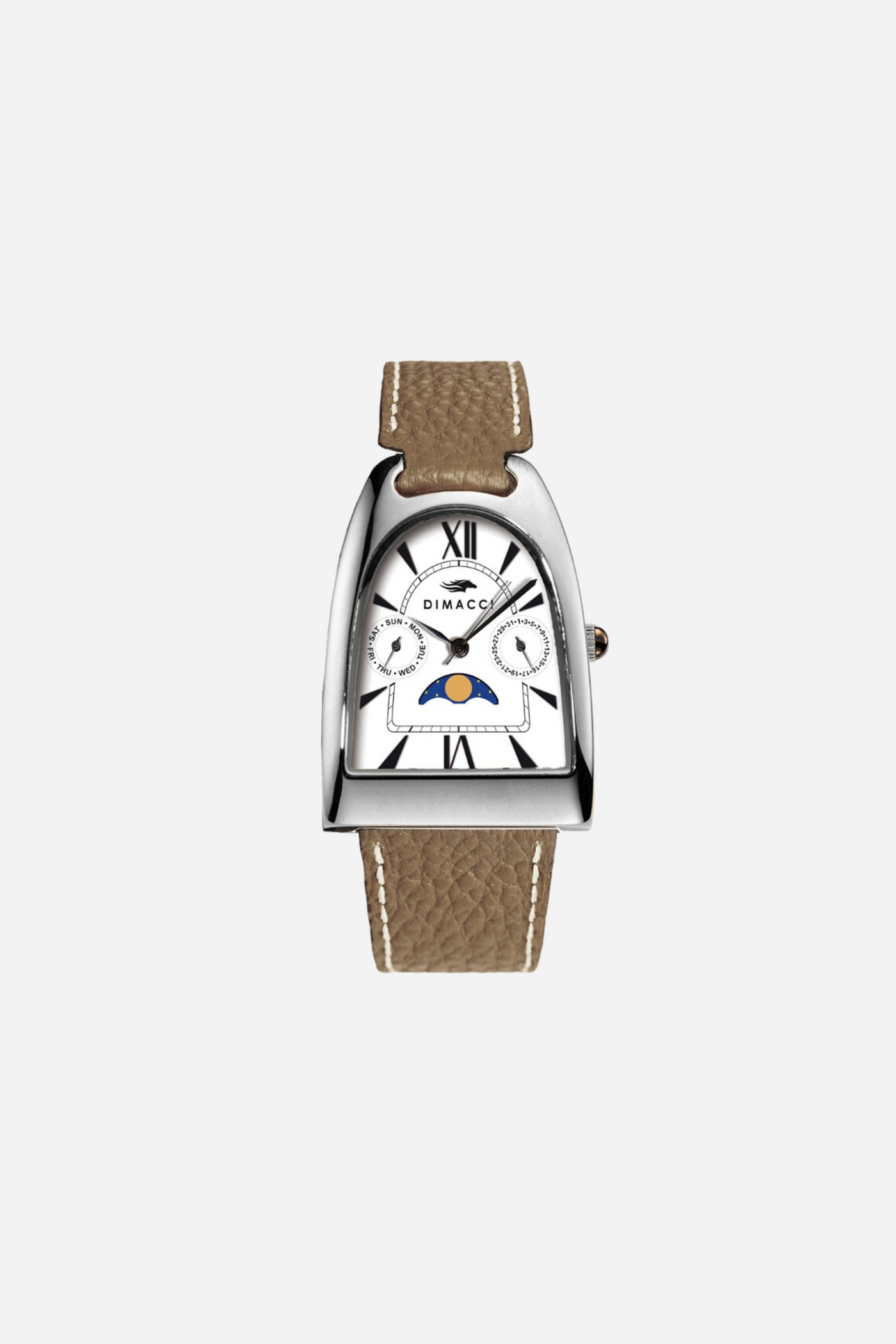 Deauville Stirrup Watch - Taupe
